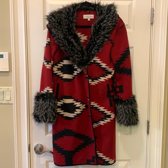 Tasha Polizzi | Jackets & Coats | Tasha Polizzi Blanket Coat With ...